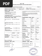Welding Procedure Specification (WPS) - 07 AWS D1.1 SMAW 6GR | PDF