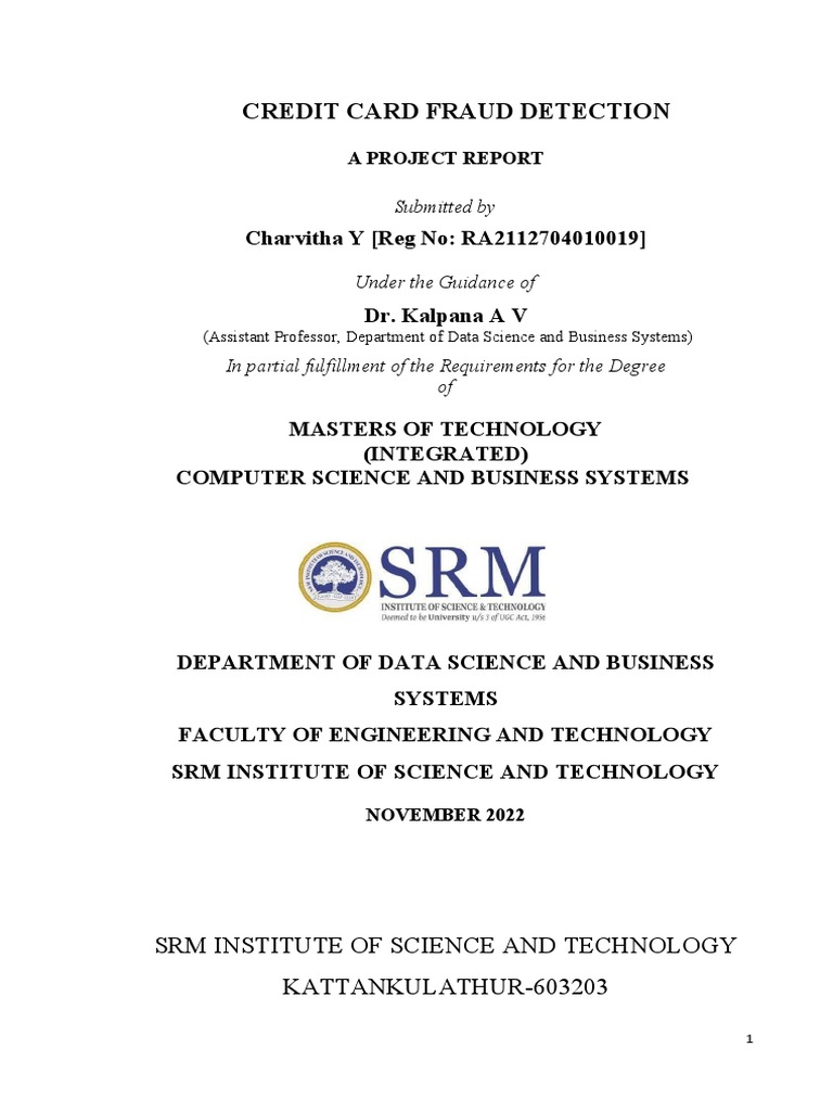 FDS Mini Project Report | PDF | Machine Learning | Statistical Classification