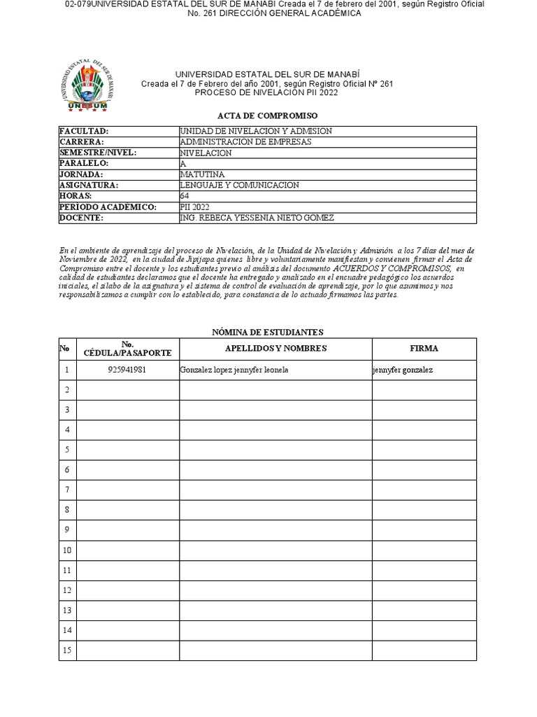 Modelo De Acta De Acuerdos Y Compromisos Acta De Acuerdos Y Pdmrea ...