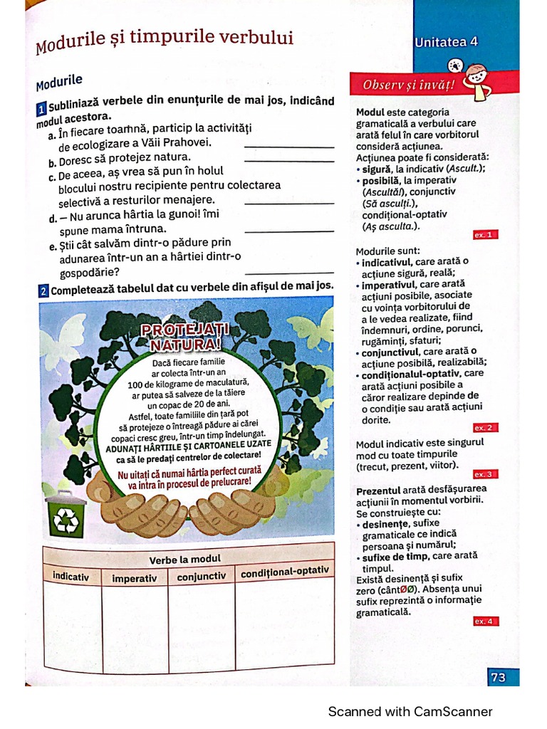 Moduri Si Timpuri - Culegere Cls 7 | PDF