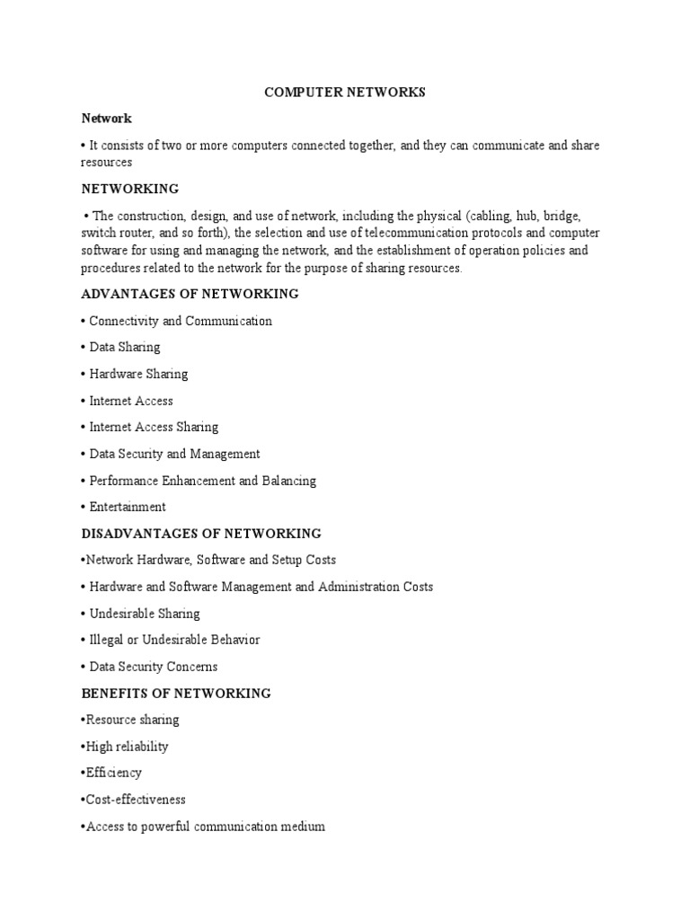 Computer Networks | PDF