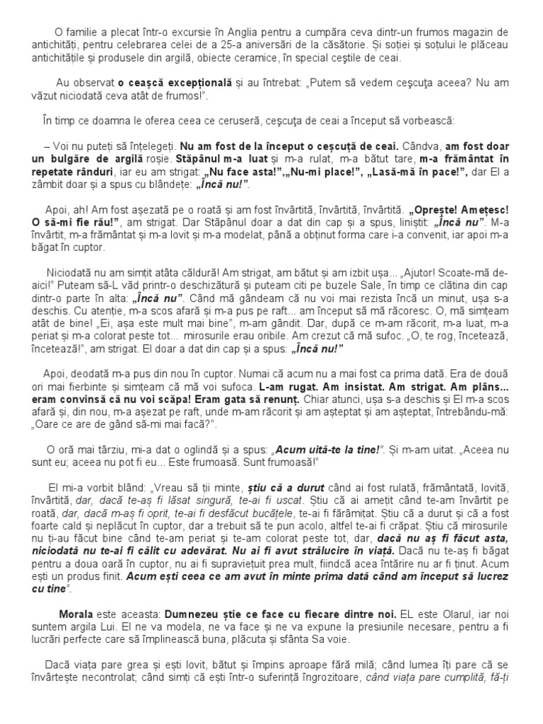 Povestea Cescutei de Ceai | PDF