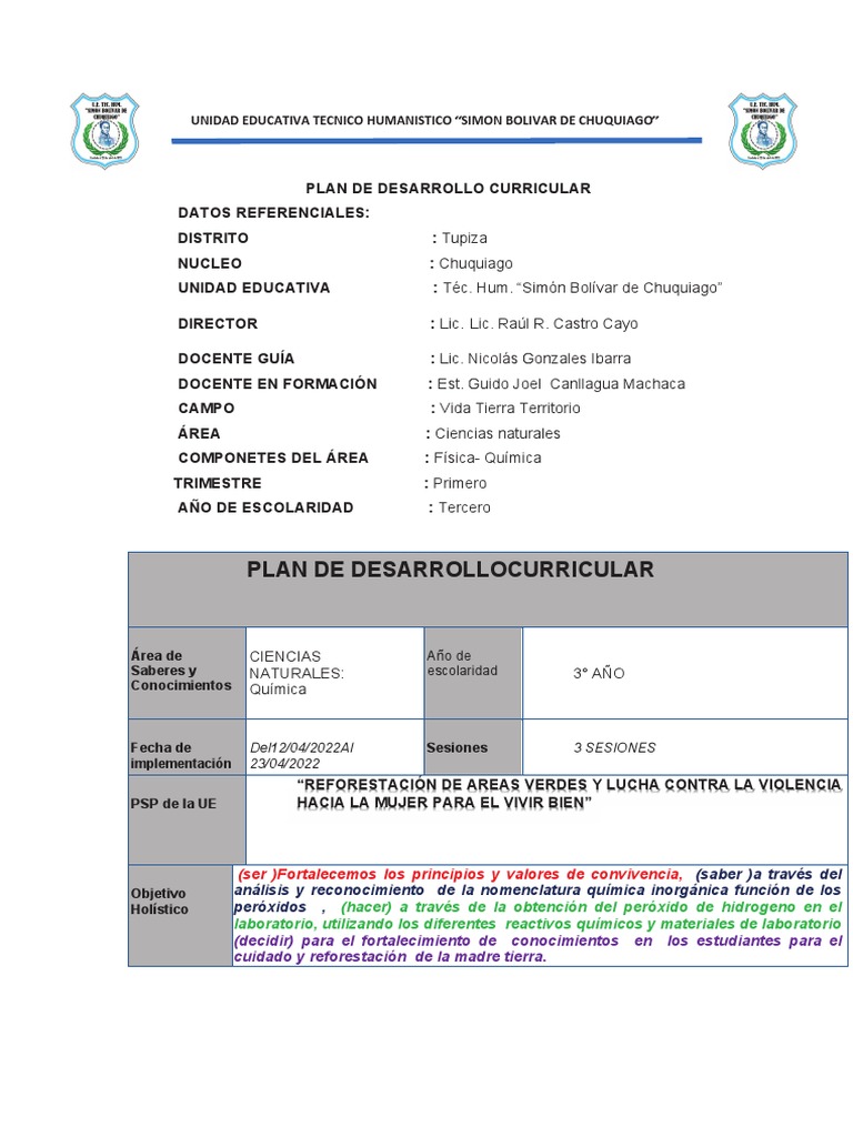 PDC 1 Peroxidos | PDF | Laboratorios | Peróxido