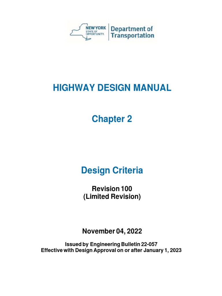 Chapt 02 | PDF | Controlled Access Highway | Interchange (Road)