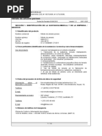 002 HDS Hi Remove SP Pepsico | PDF | Agua | Toxicidad