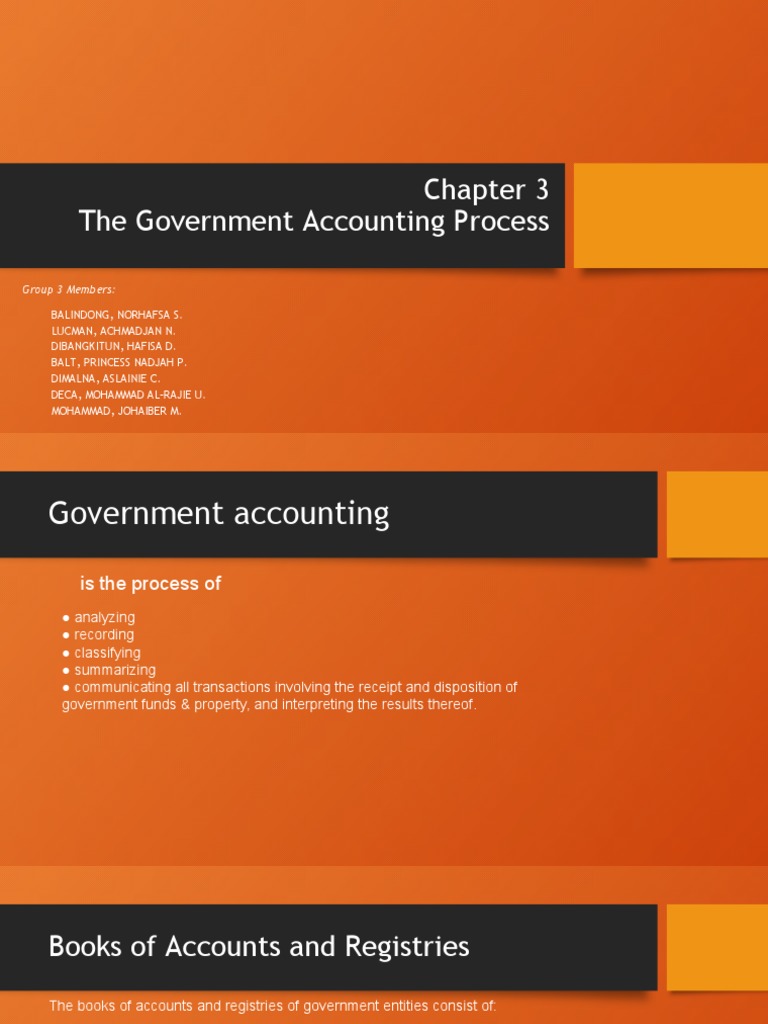 Chapter 3 - The Government Accounting Process | PDF | Expense | Budget