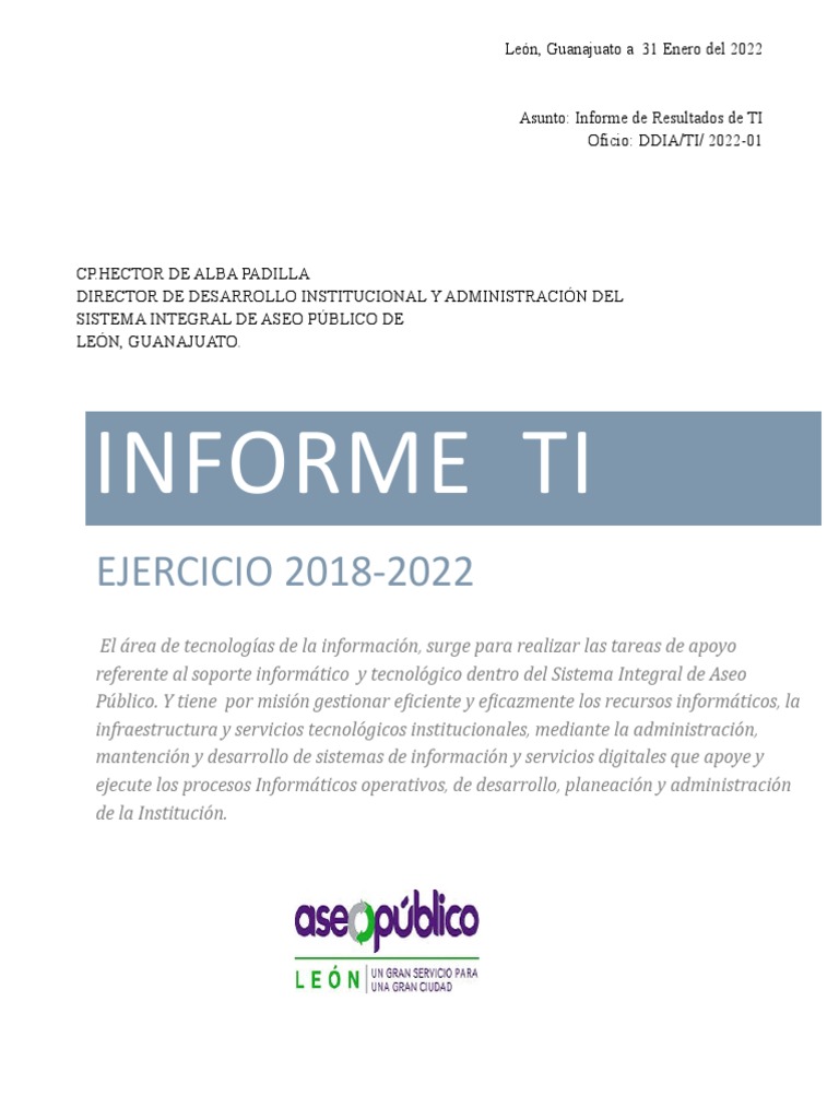 Proyectos Ti 2018-2021v | PDF