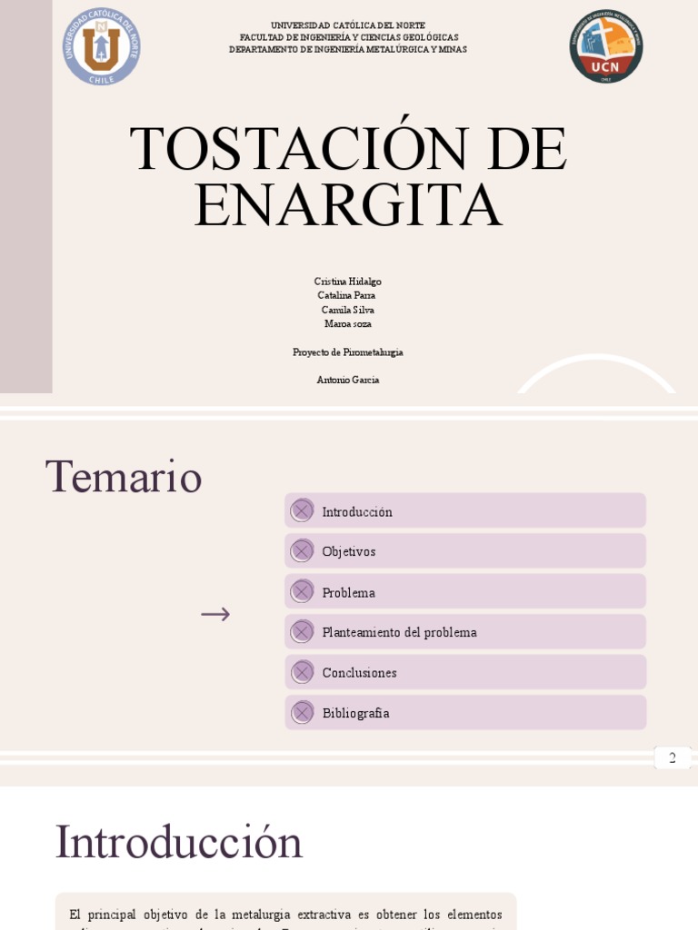 Tostación de Enargita | PDF | Arsénico | Minerales
