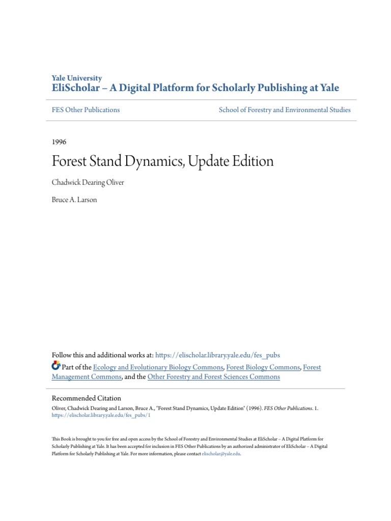 Forest Stand Dynamics Update Edition | PDF