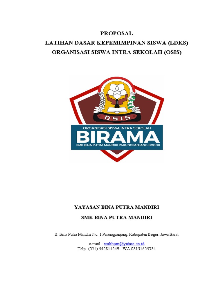 Proposal LDKS SMK Bina Putra Mandiri | PDF
