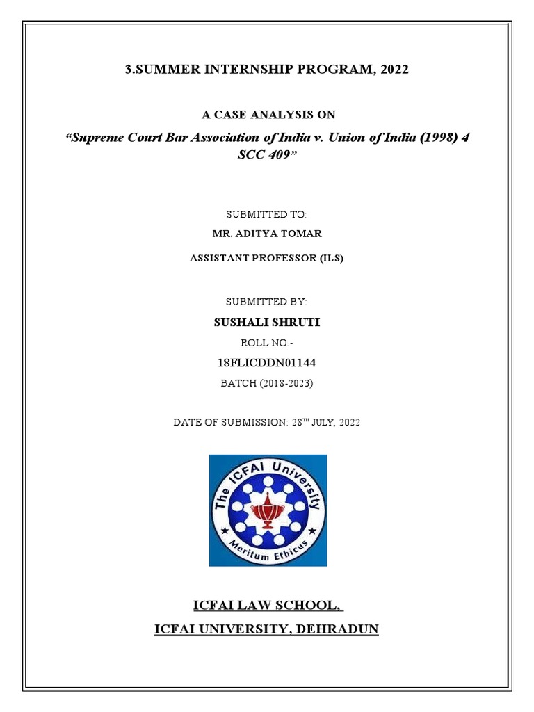 Sip Case Analysis 2022 by Sushali Shruti 18flicddn01144 2018-2023 | PDF