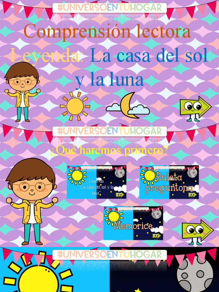 UniversoEnTuHogar - Comprensión Lectora - La Casa Del Sol y La Luna (1 ...