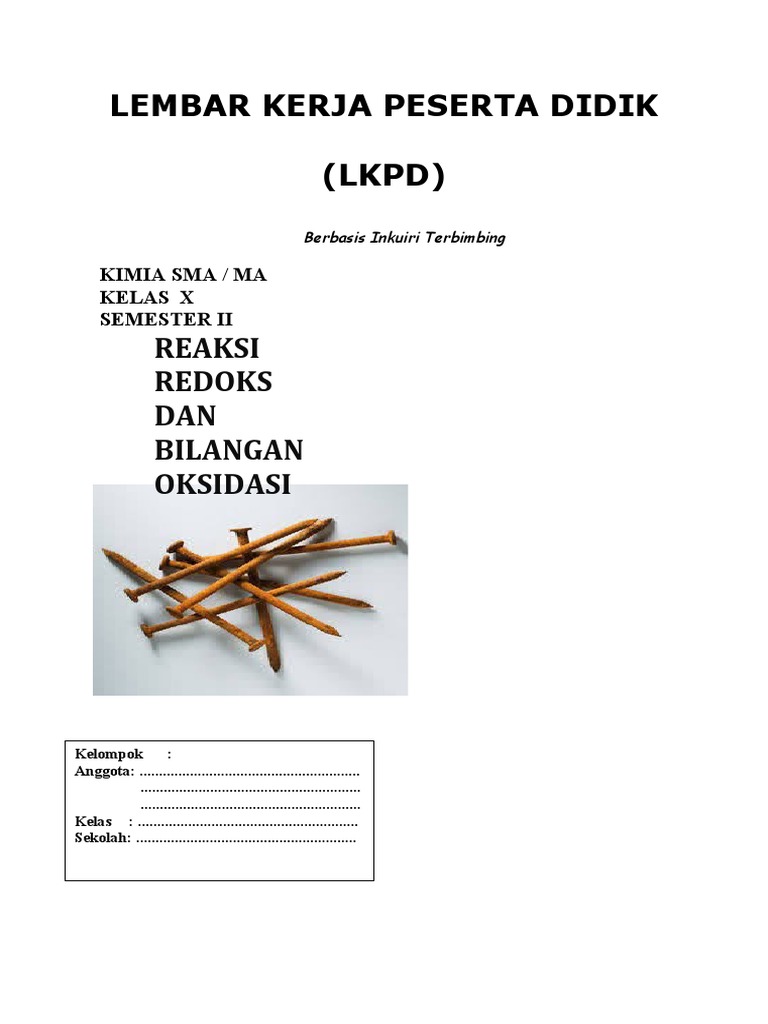 LKPD Redoks | PDF