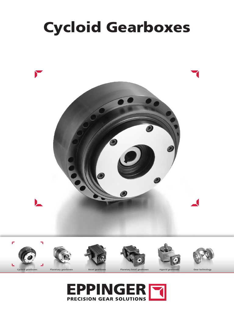 Cycloid Gearboxes | PDF | Gear | Applied And Interdisciplinary Physics