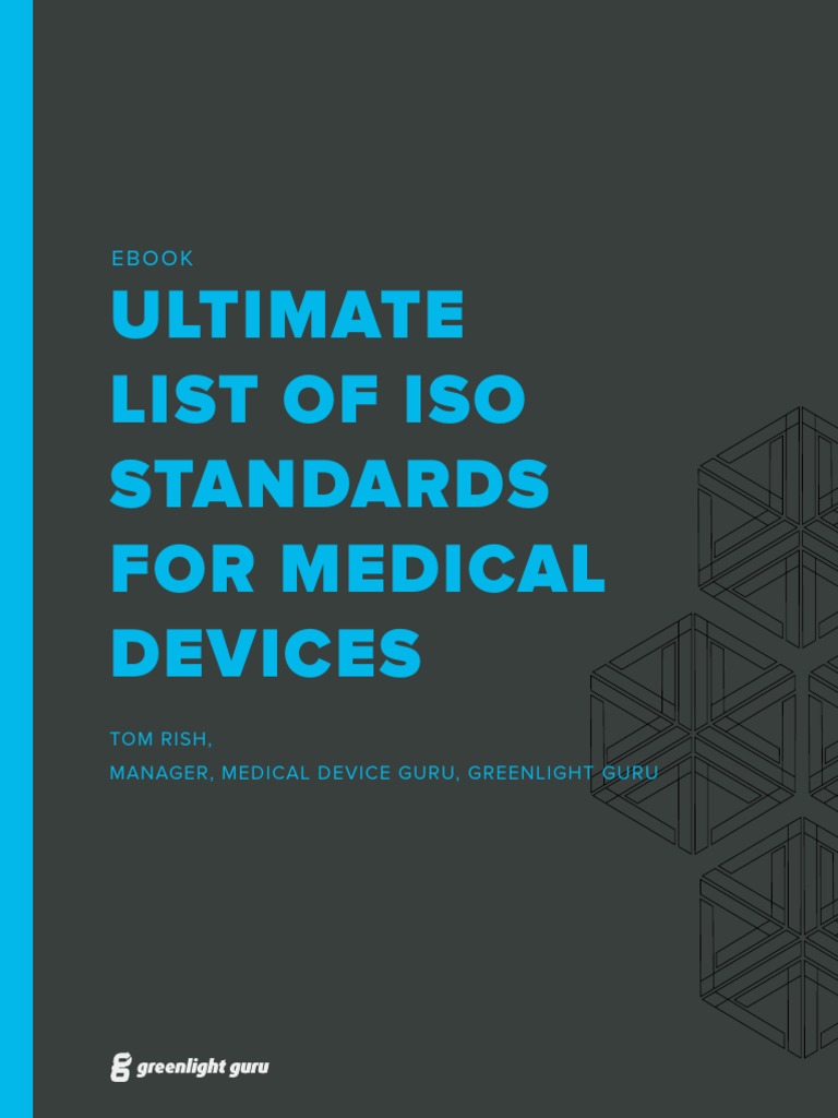Ultimate List of ISO Standards For Medical Devices-1 | PDF | Medical ... Ultimate List of ISO Standards For Medical Devices-1 | PDF | Medical ...