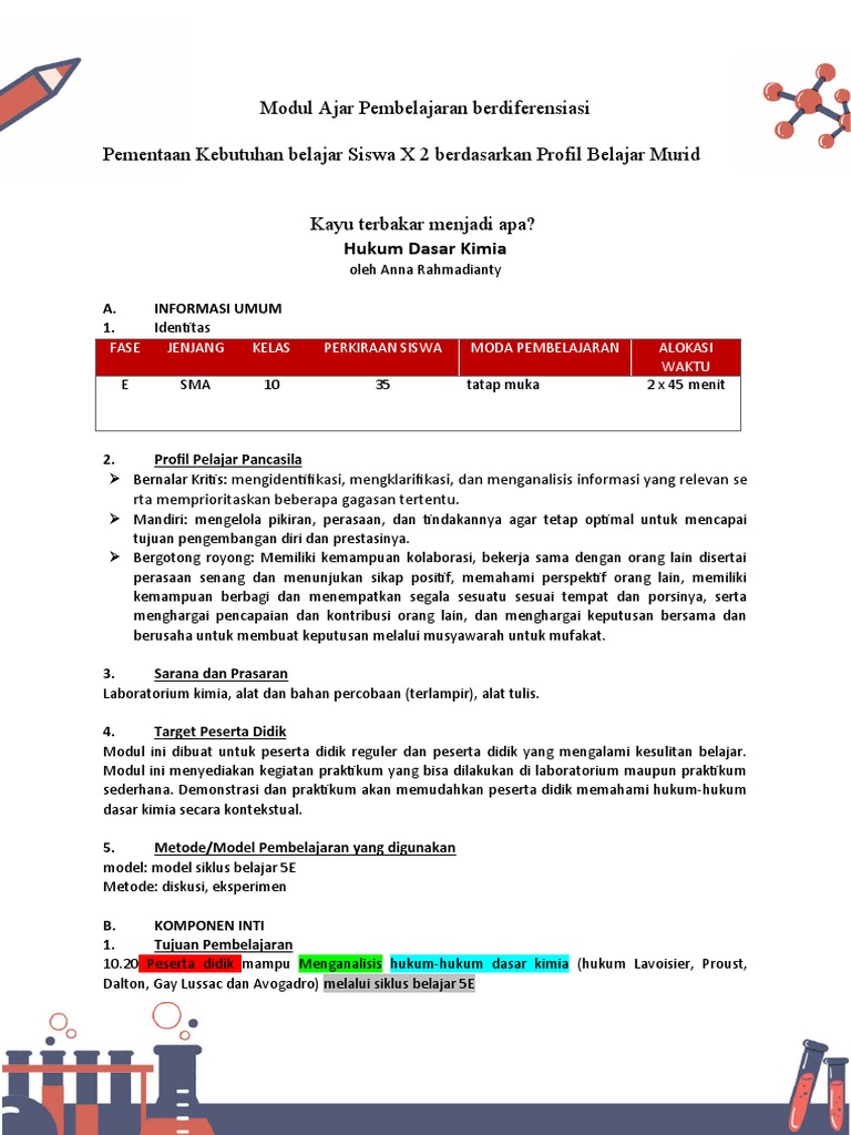 Novida Sari X Kimia | PDF