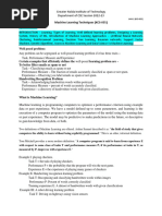 Internship Report On Machine Learning | PDF | Machine Learning ...