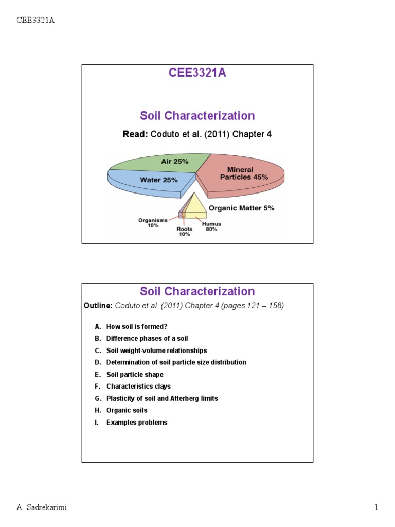 Soil+Characterization 2 | PDF | Materials | Earth Sciences