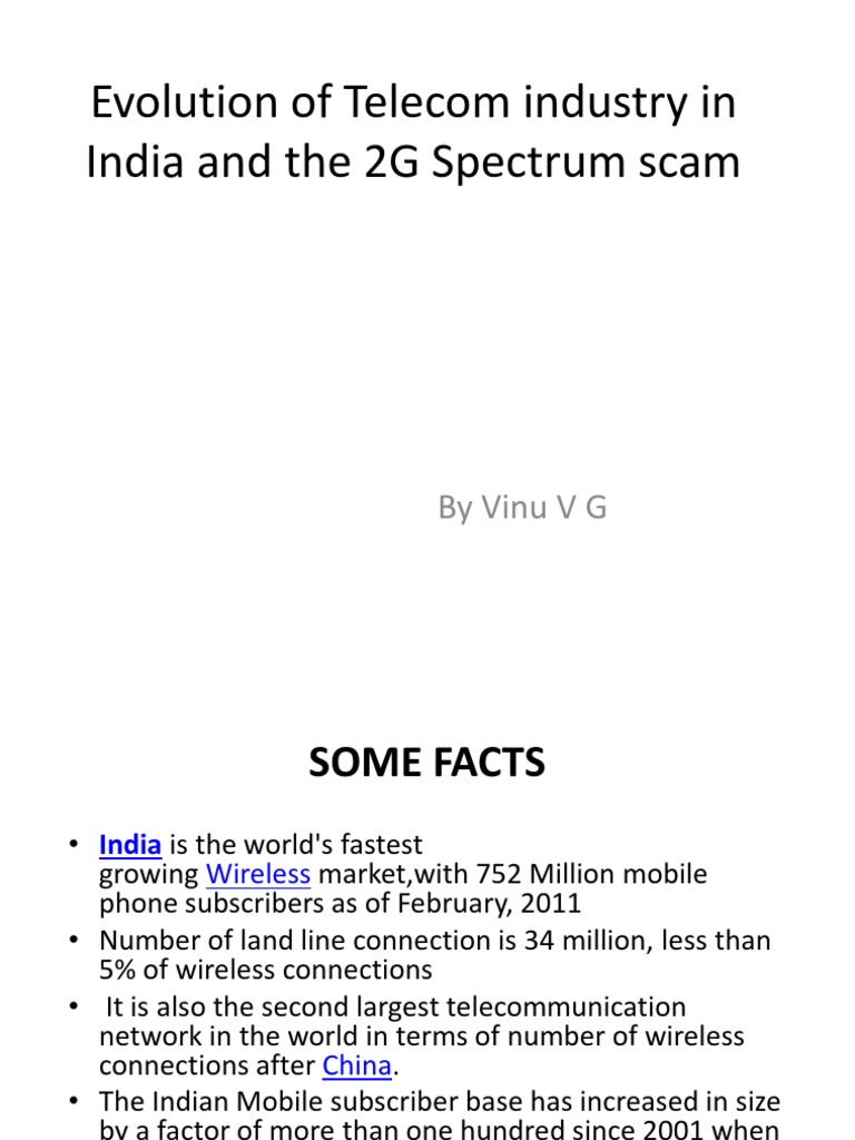 Evolution of Telecom Industry in India and The | PDF | Electronics ...