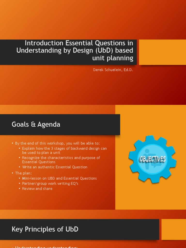 Essential Questions in UbD Planning | PDF | Psychology | Cognition