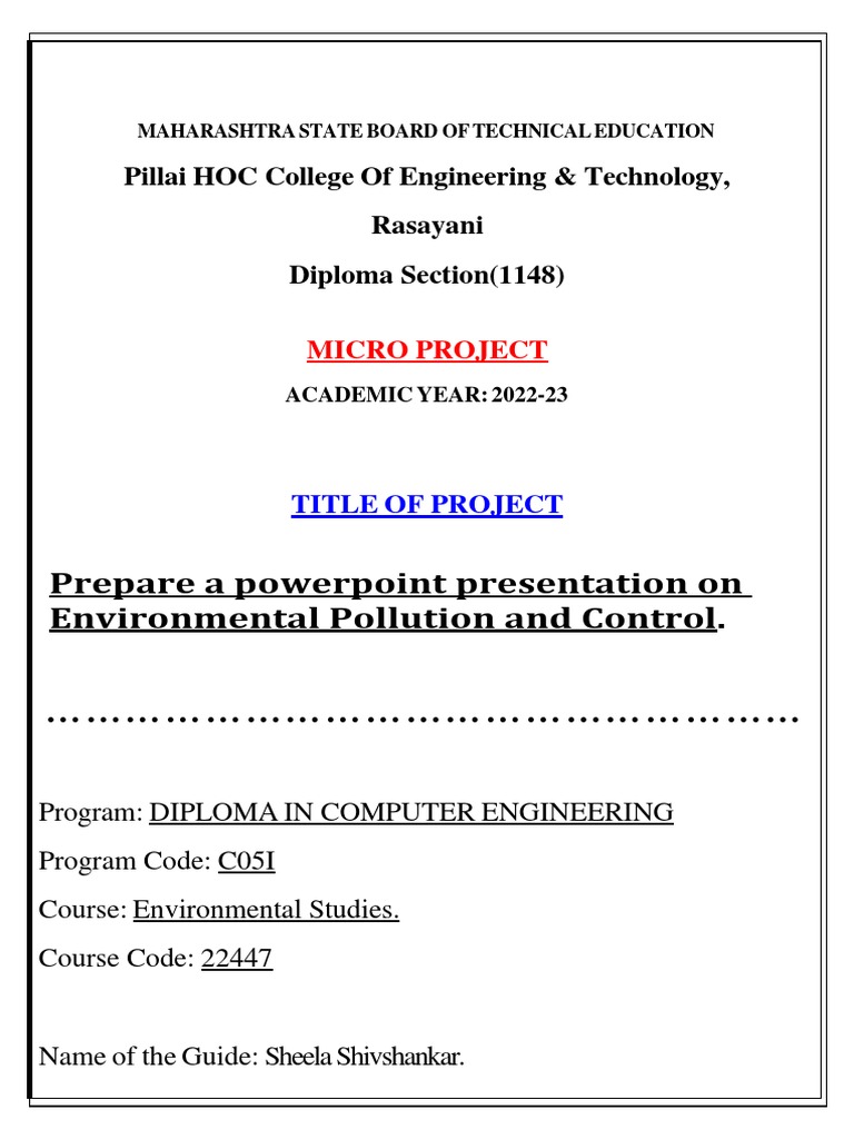 Report Format Pdf Diploma Learning