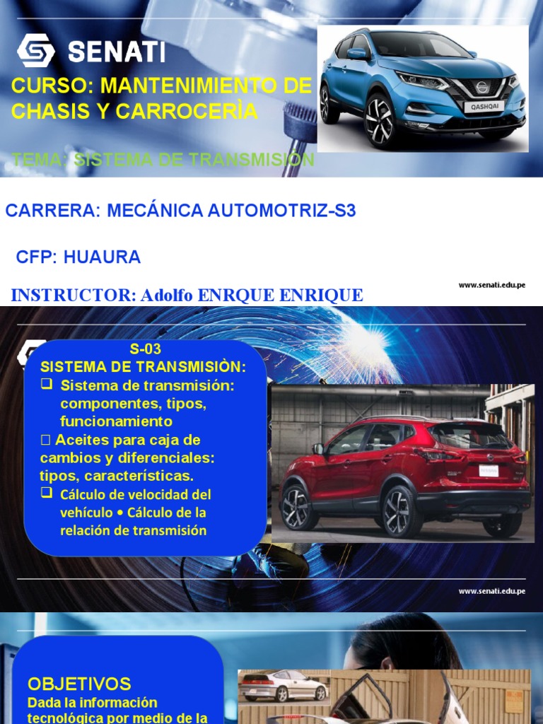 Sistema de Transmisión Automotriz: Guía Completa | PDF | Eje | Embrague
