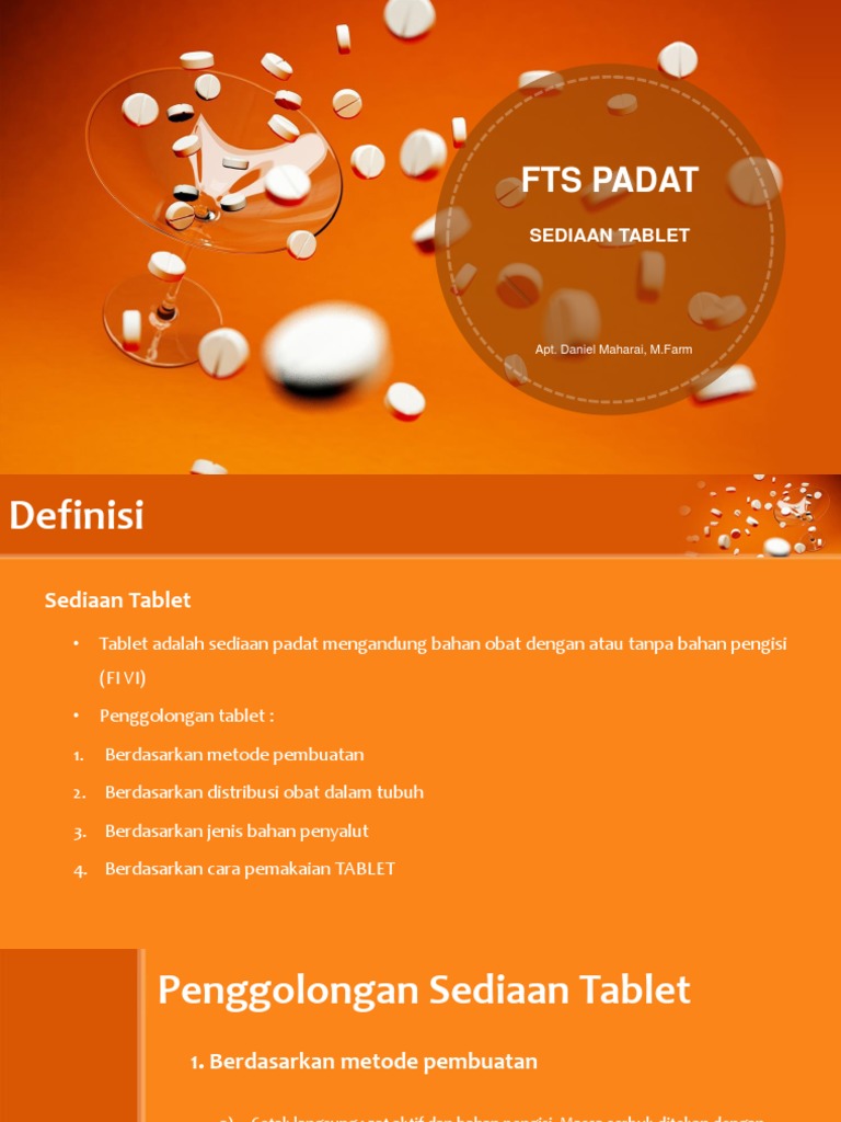 Sediaan Tablet | PDF