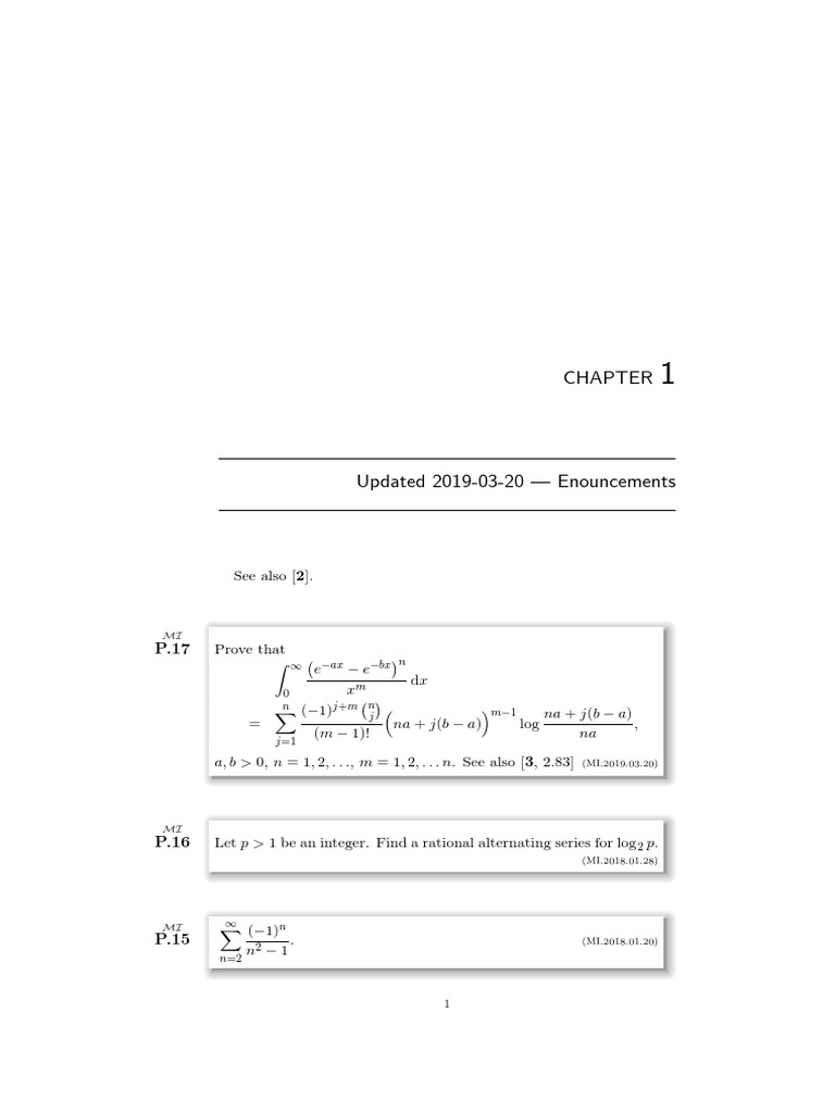 Advanced Calculus Problem Set | PDF | Mathematical Analysis | Mathematics
