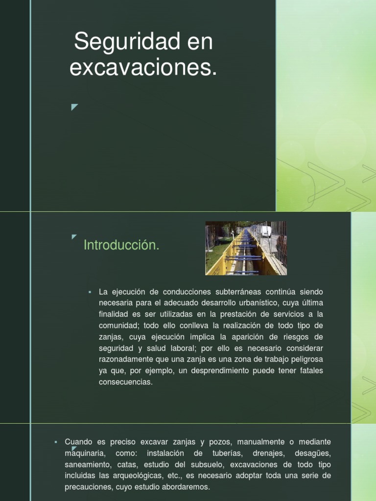 U2 - Seguridad en Excavaciones - 99 | PDF