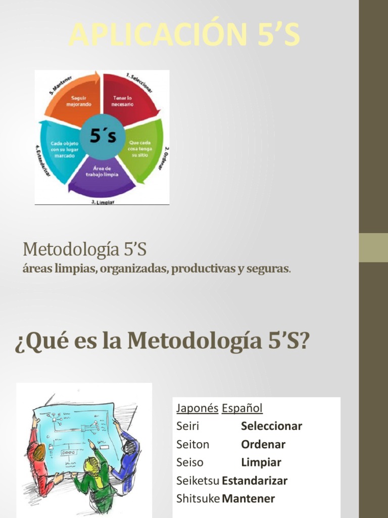 Curso 2.0 Metodologia de Aplicación 5s | PDF