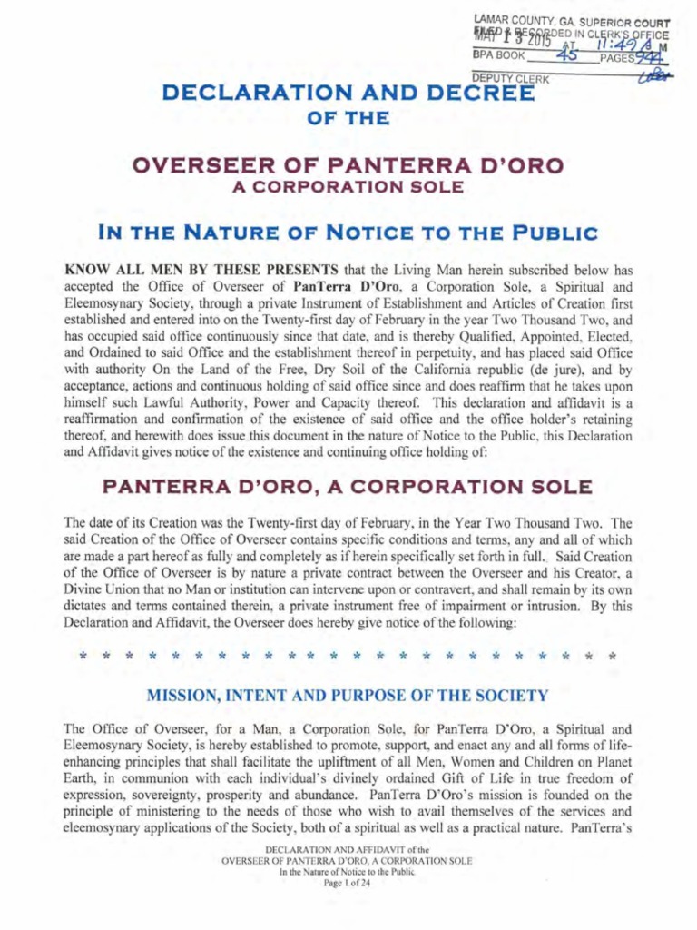 Declaration Part 5 | Download Free PDF | Fiduciary | Legal Liability