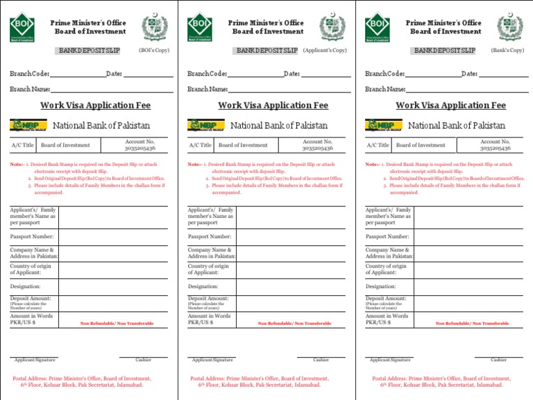 Challan Form | PDF | Banks | Government