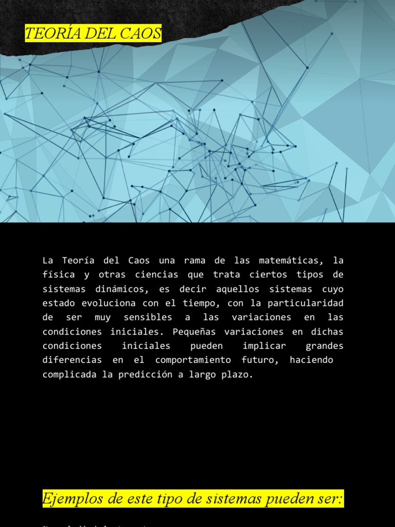Teoría Del Caos | PDF