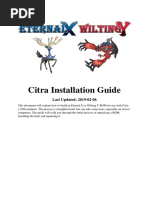 Citra Install Guide | PDF | Software Engineering | Microsoft Windows
