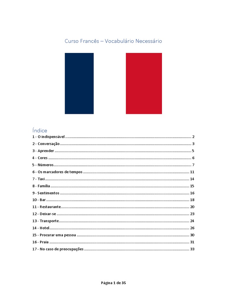 Curso Francês | PDF