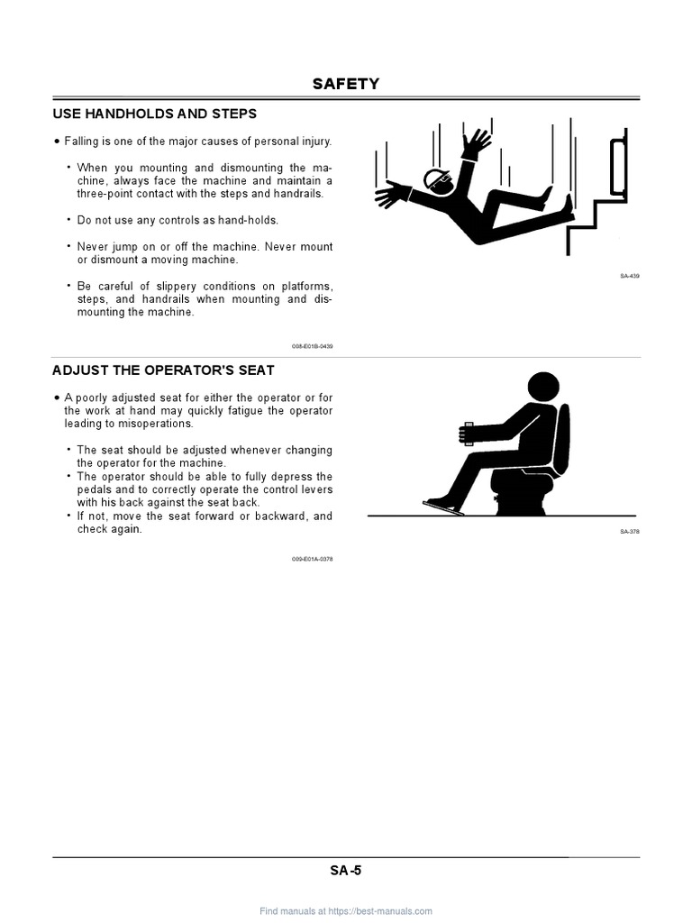 Safety: Use Handholds and Steps | PDF