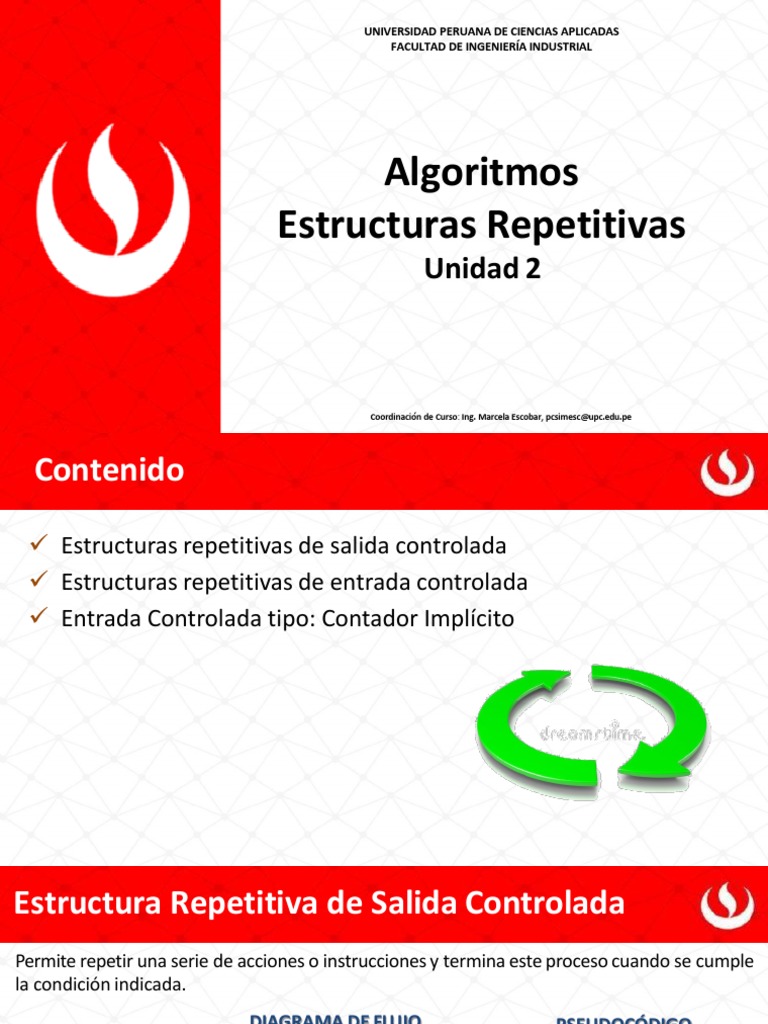 U2-Estructuras de Control Repetitivas | PDF | Algoritmos | Inventario