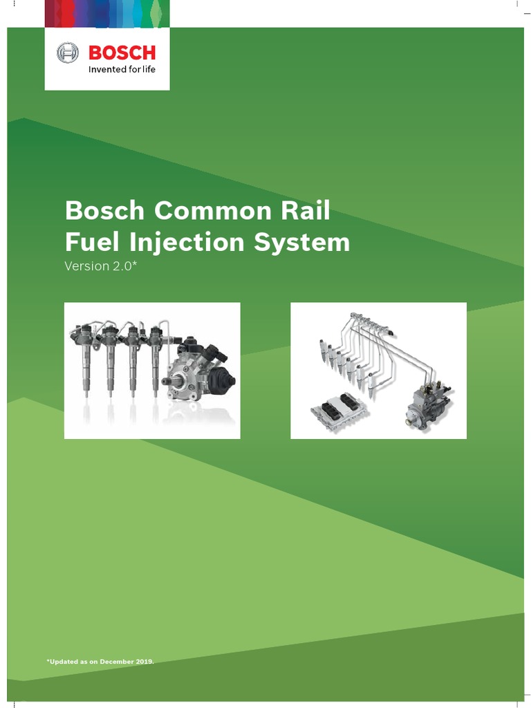 Sistema Inyección CR Bosch | PDF | Fuel Injection | Pump