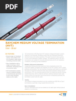Stress Cones Selection Chart | PDF | Cable | Electrical Connector