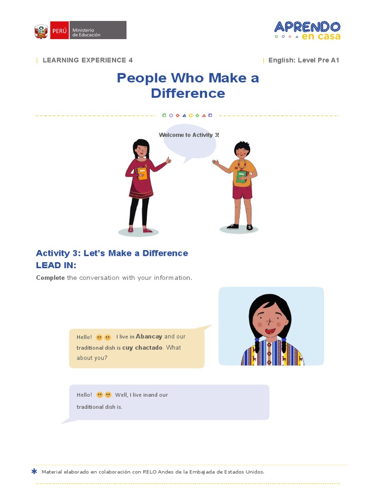 People Who Make A Difference | PDF