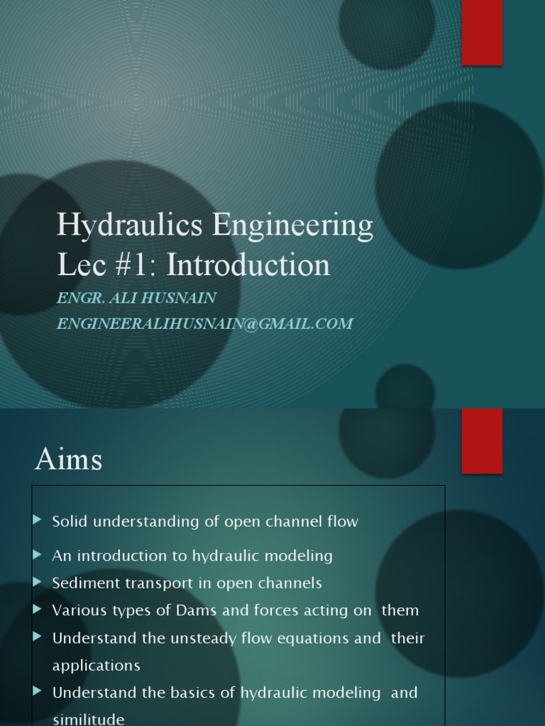 Introduction to Hydraulic Engineering | PDF | Hydraulic Engineering ...