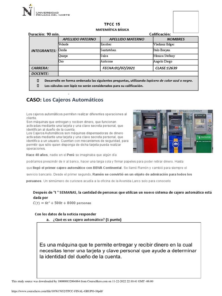 TPCC Final Grupo 10 PDF | PDF | Informática