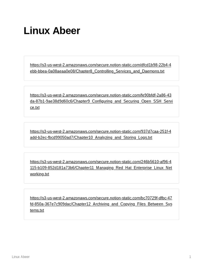 Linux - Abeer Commands | PDF | Ip Address | Computing
