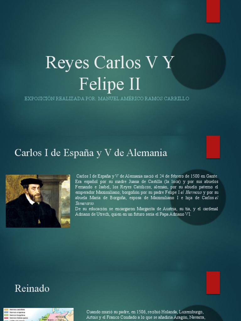 Reyes Carlos V Y Felipe II | PDF | Monarquía