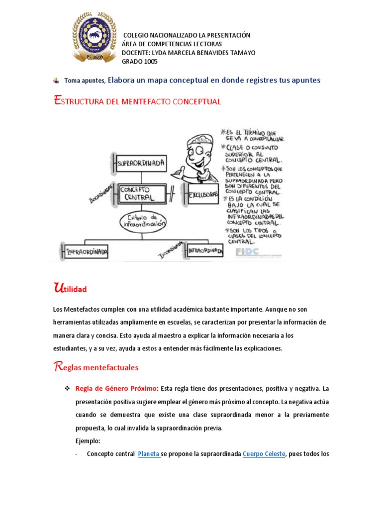 Estructura Del Mentefacto Conceptual Décimo | PDF | Filosofía ...