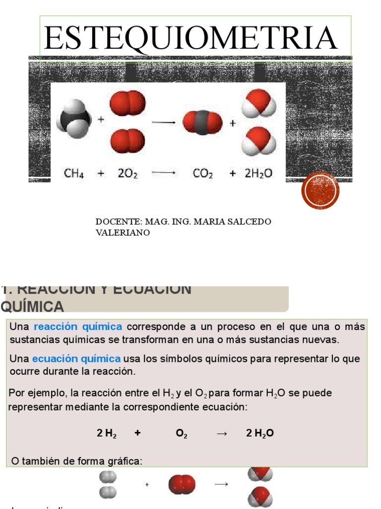 Guía de Estequiometría Básica | PDF | Estequiometría | Sustancias químicas