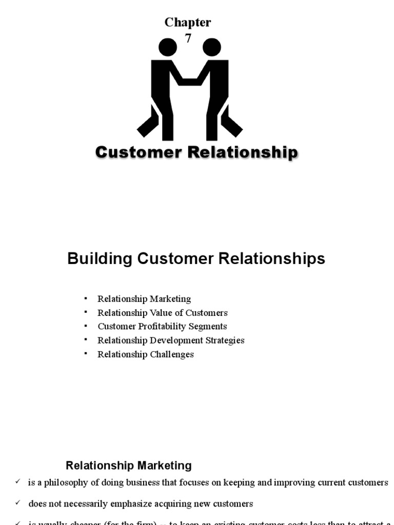 SM 6 Building Customer Relationship | PDF