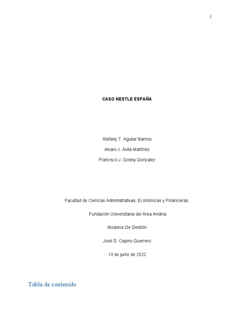 Modelos de Gestion - Nestle | PDF | Gestión de recursos humanos | Business Modelos de Gestion - Nestle | PDF | Gestión de recursos humanos | Business