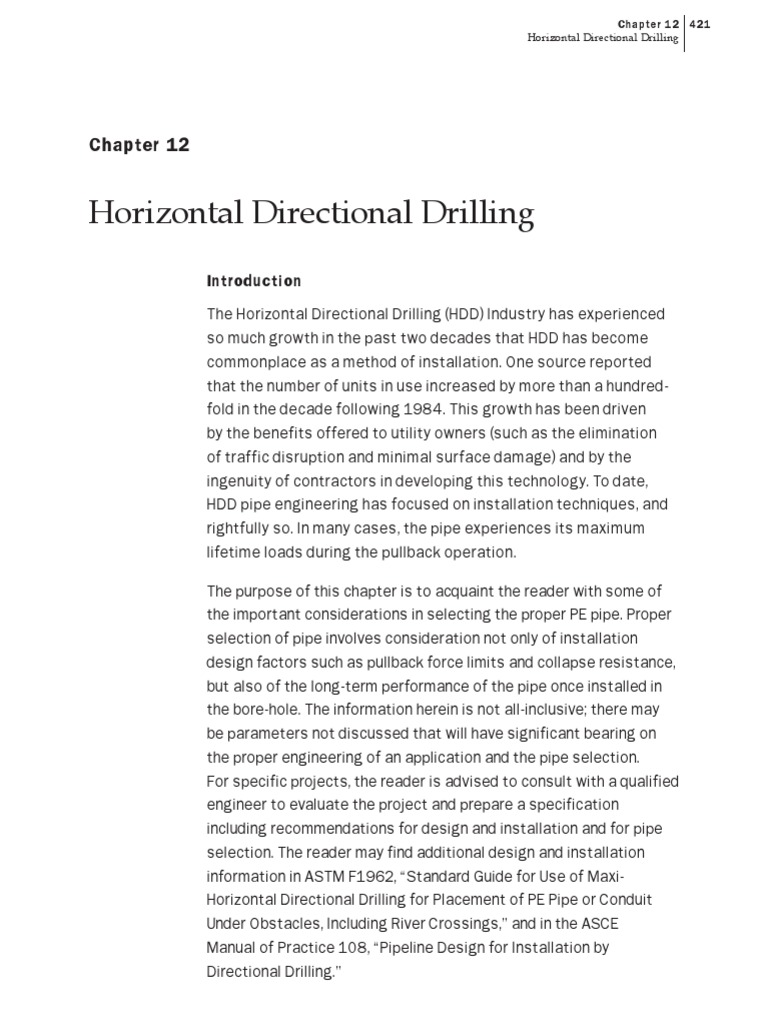 Calculation - Mini HDD - PE Pipes | PDF | Geotechnical Engineering ...