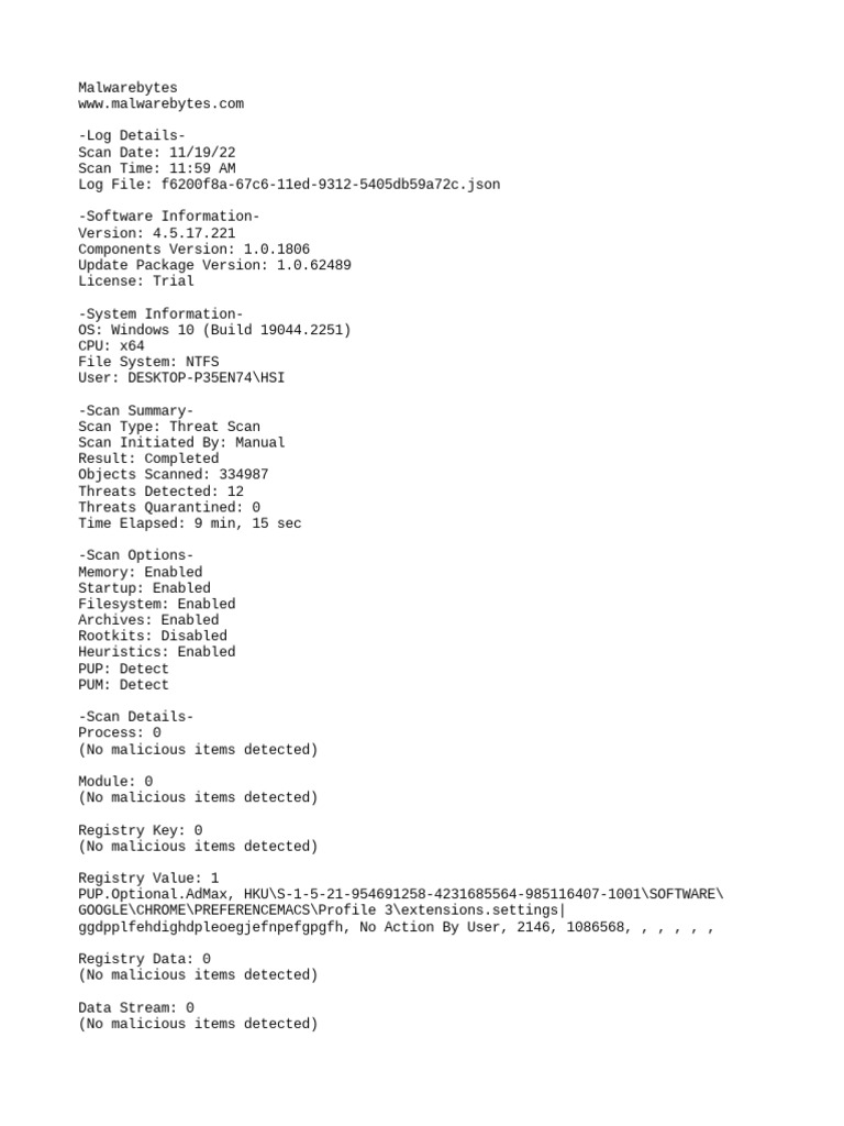 Hasil Scan mb4 3 | PDF | Windows Registry | Computer Science